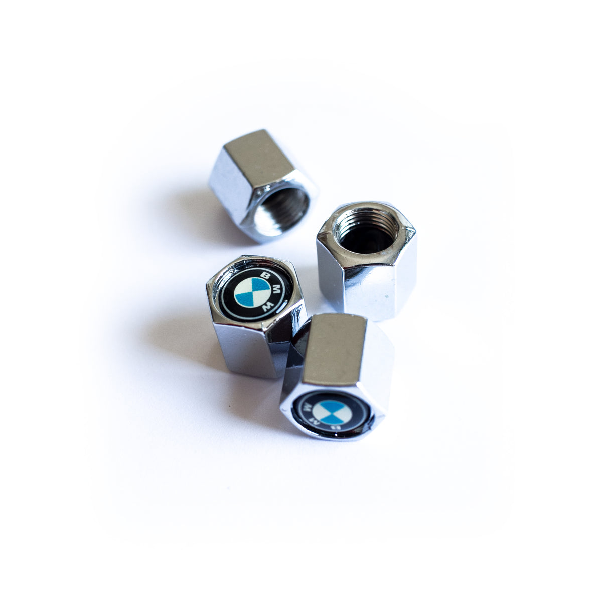 BMW M Package Car Wheel Valve Stems Caps Air Dust Cover Screw Cap ...