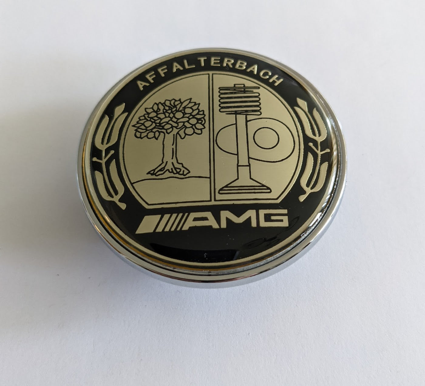 Mercedes Benz Affalterbach AMG Mount Front Hood Emblem Badge Ornament ...